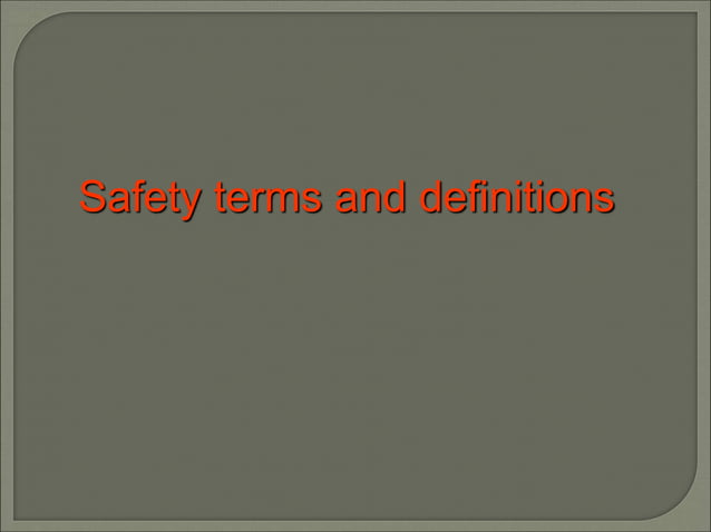 Safety in mines | PPT