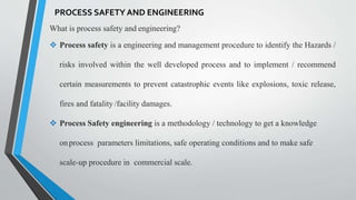 Process Safety, PSM in process industries | PPT