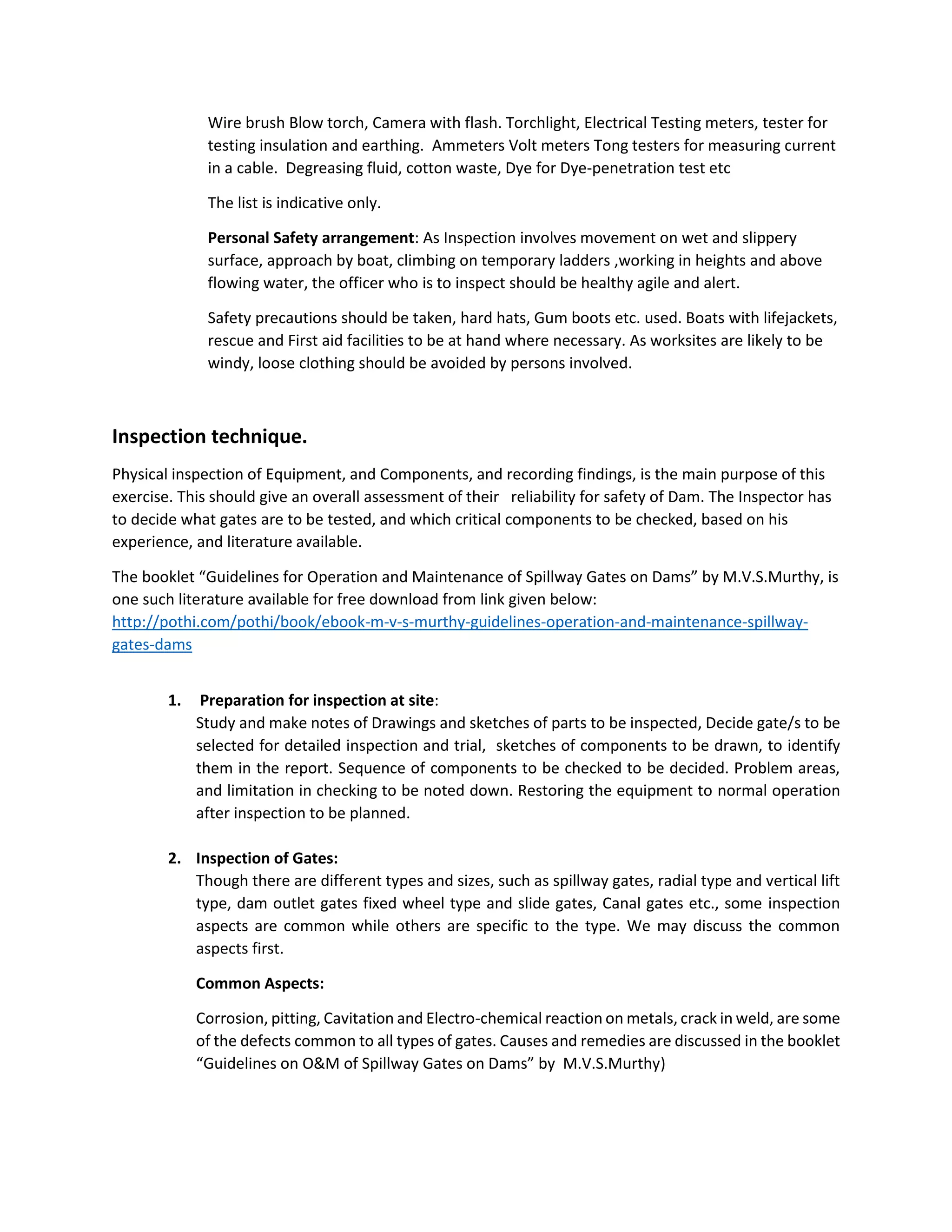 Safety inspection of gates | PDF