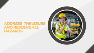 SAFETY INSPECTION STEPS AT WORKPLACE | PPT