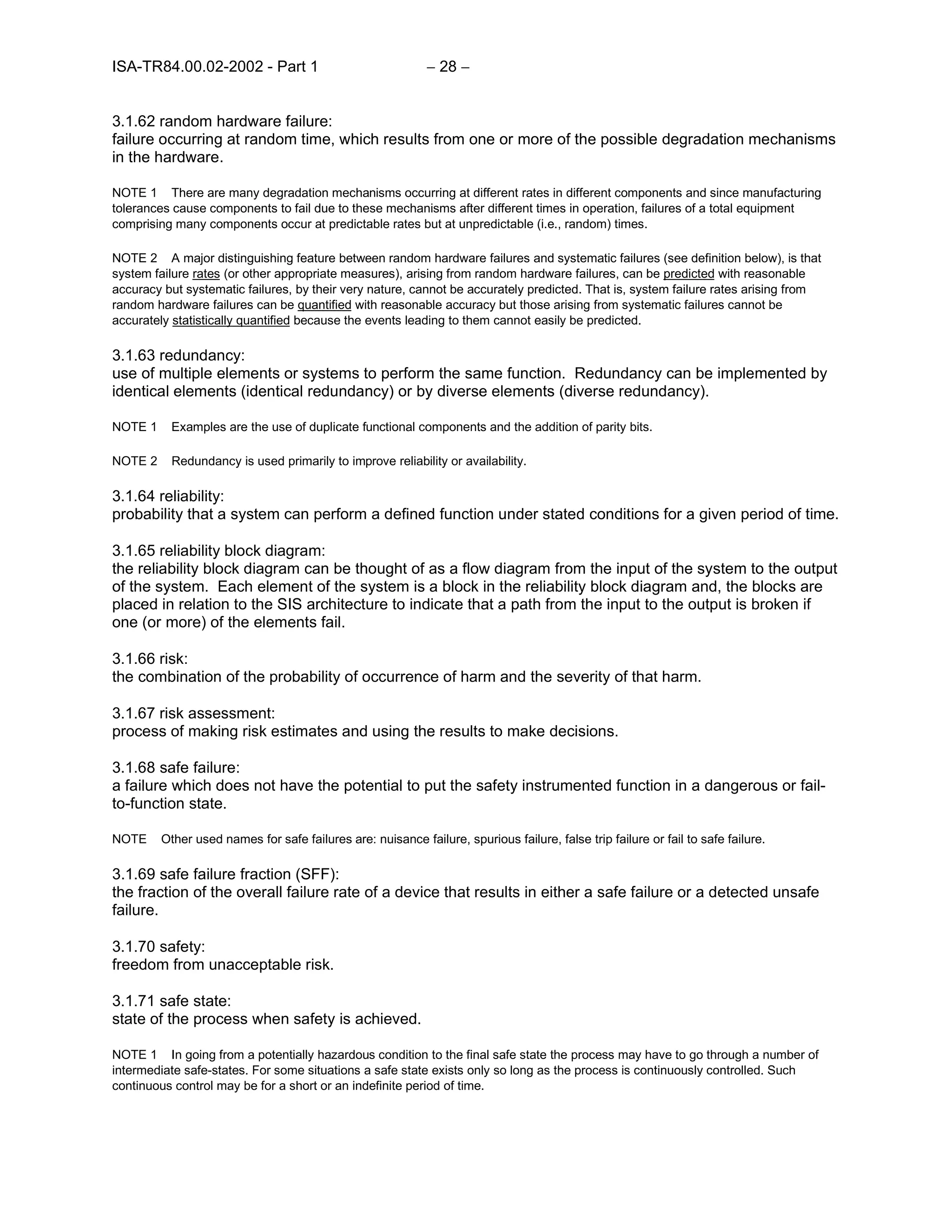 Safety instrumented functions (sif) safety integrity level (sil ...