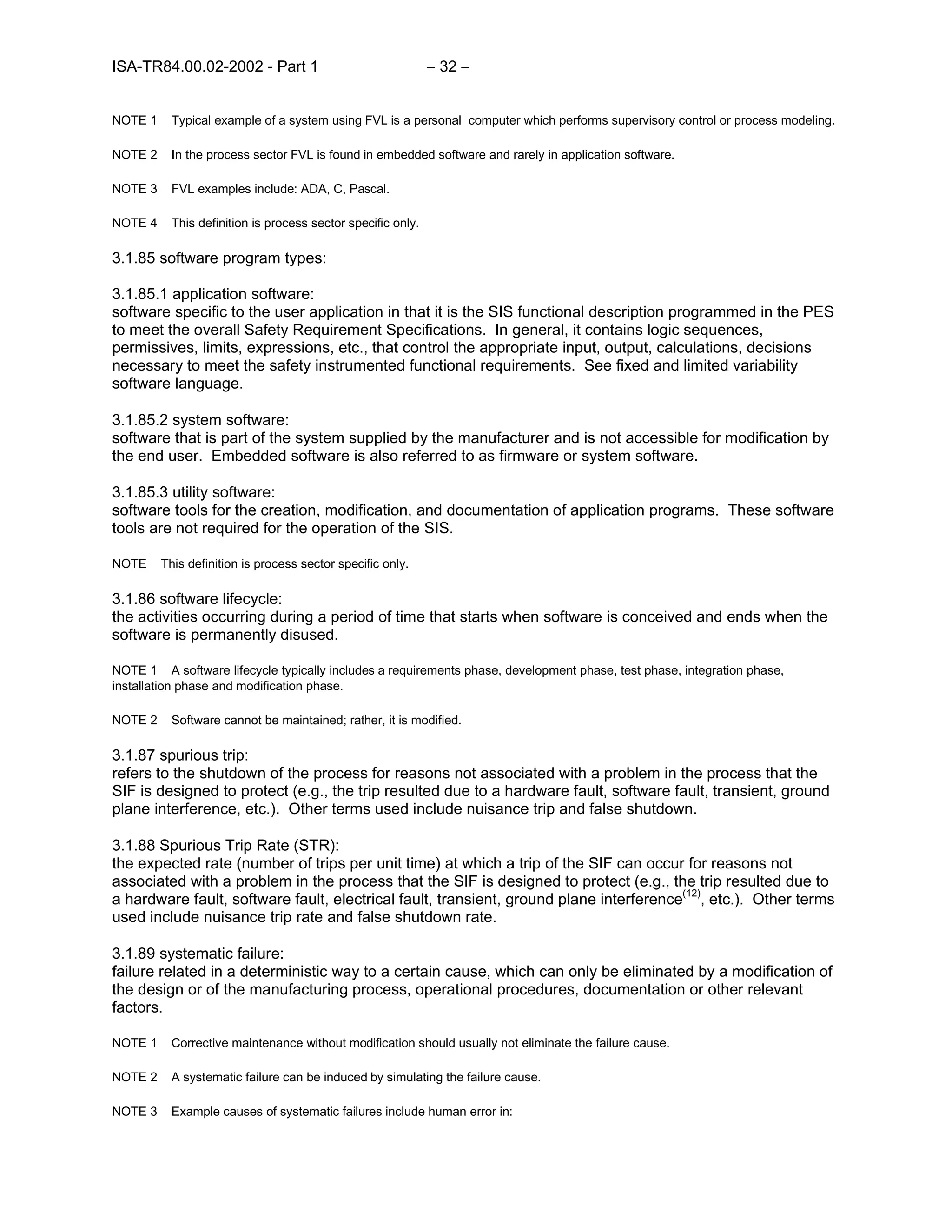 Safety instrumented functions (sif) safety integrity level (sil ...