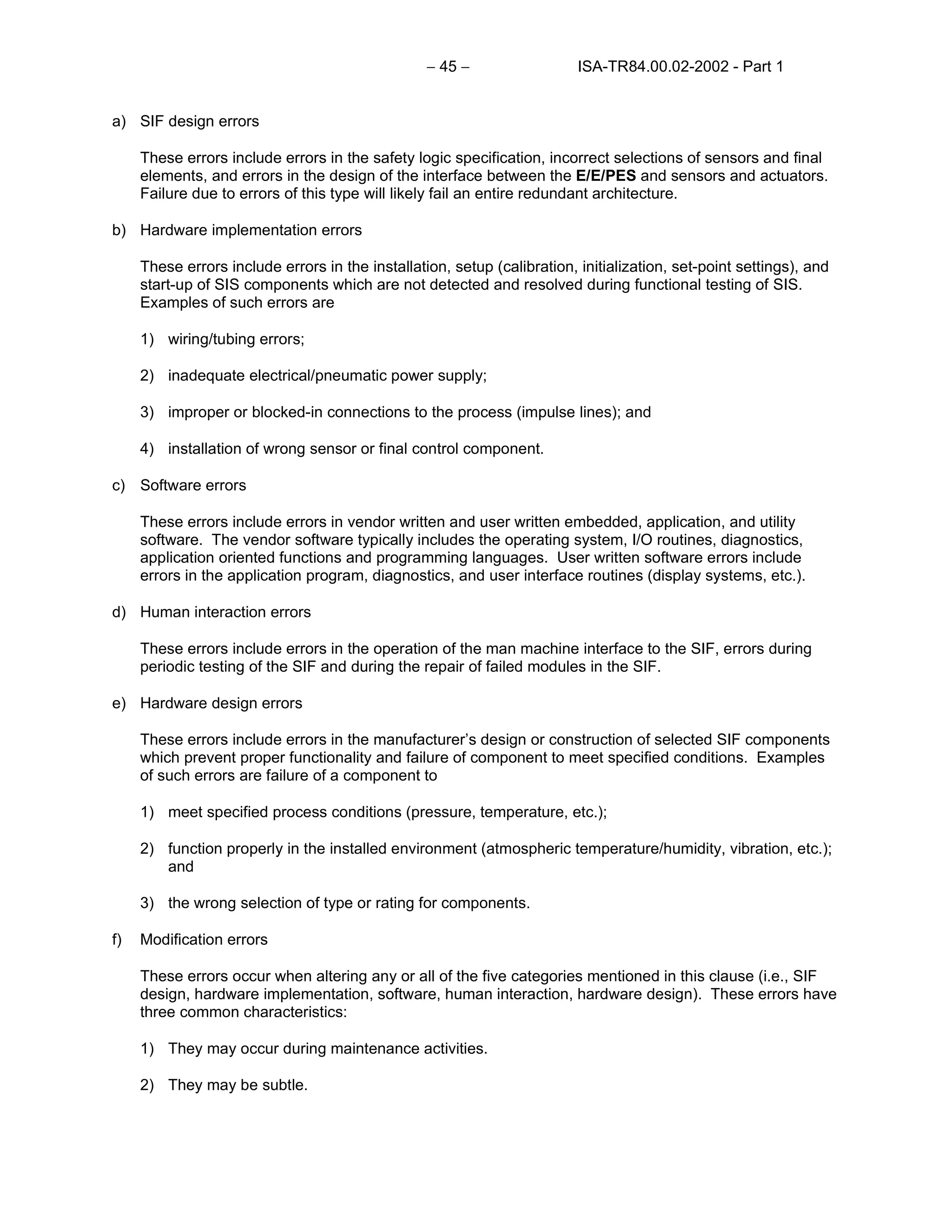 Safety instrumented functions (sif) safety integrity level (sil ...
