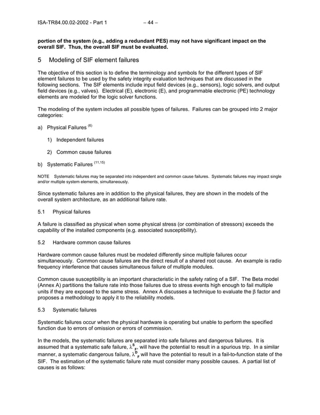 Safety instrumented functions (sif) safety integrity level (sil ...