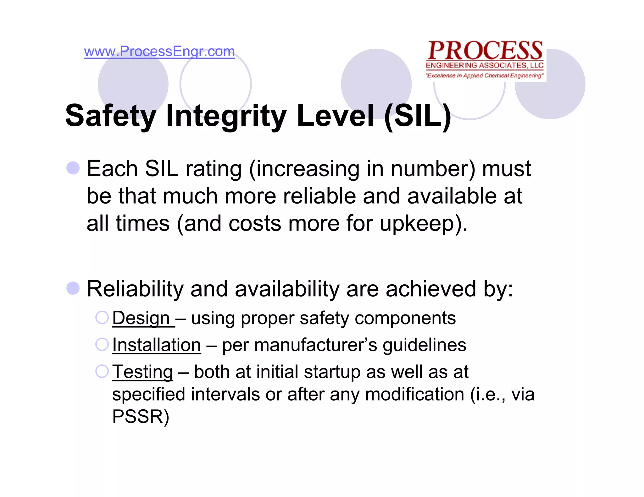 Safety instrumented systems | PDF