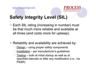 Safety instrumented systems | PDF