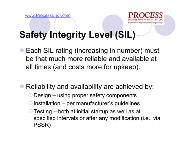 Safety instrumented systems | PDF