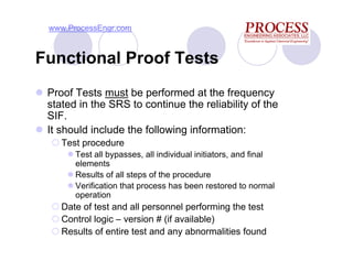 Safety instrumented systems | PDF