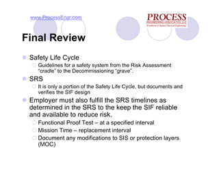 Safety instrumented systems | PDF