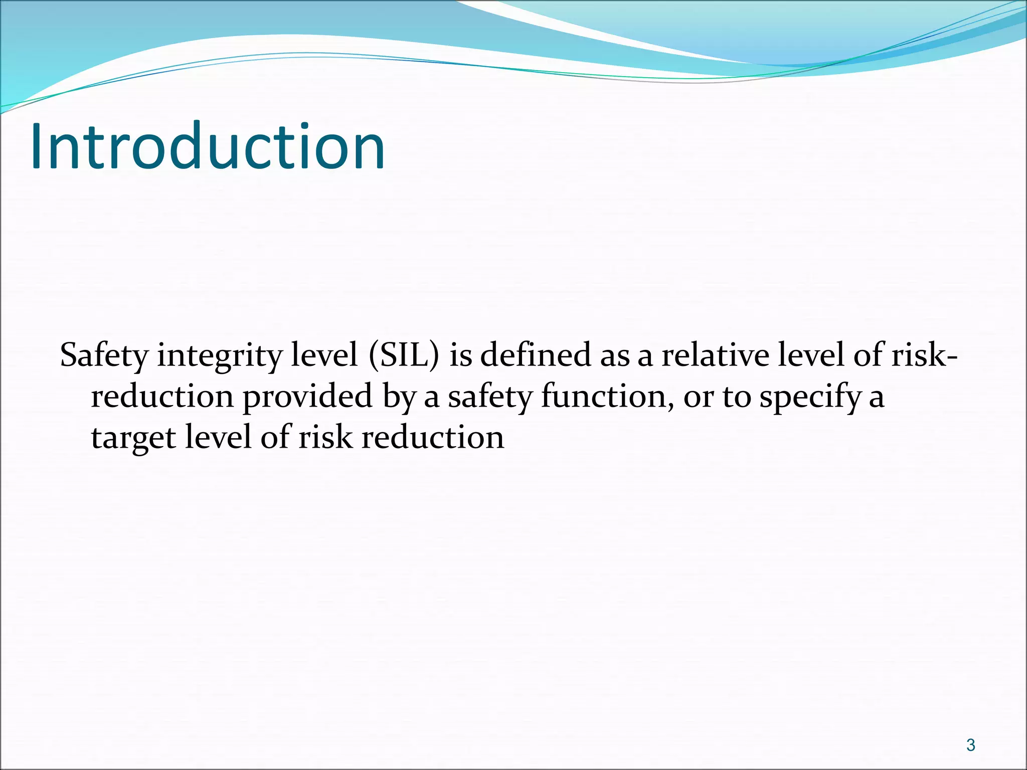 Safety integrity levels 04,09 | PPT