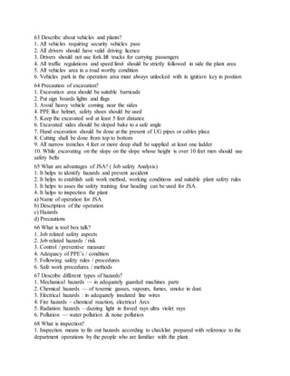 Safety interview question | PDF