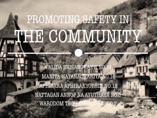 Safety in the community | PDF