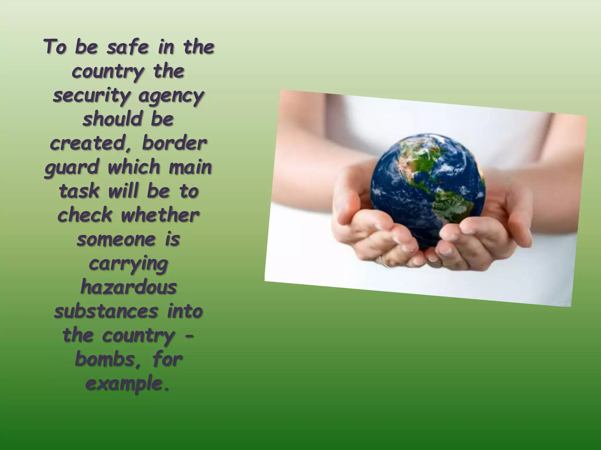 Safety in the country | PPTX