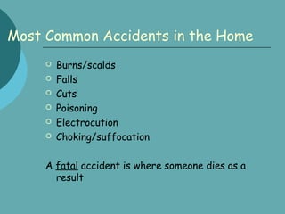 Safety in the home | PPT