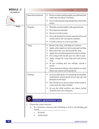 Safety in the home | PDF