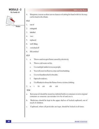 Safety in the home | PDF