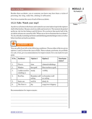 Safety in the home | PDF