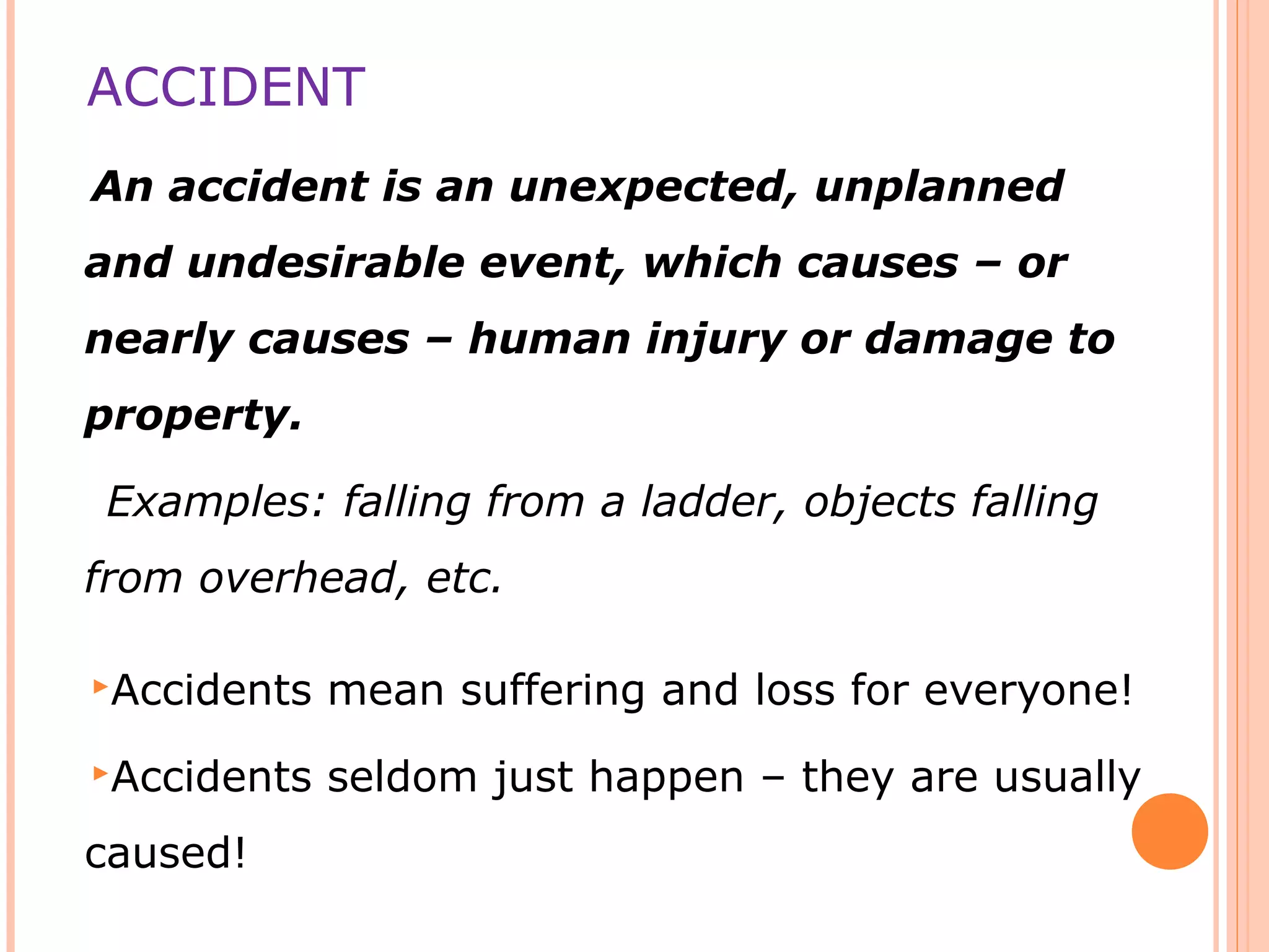 Safety in the workshop final | PPT