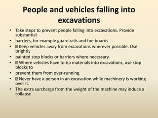 Safety in various construction operations – | PPTX