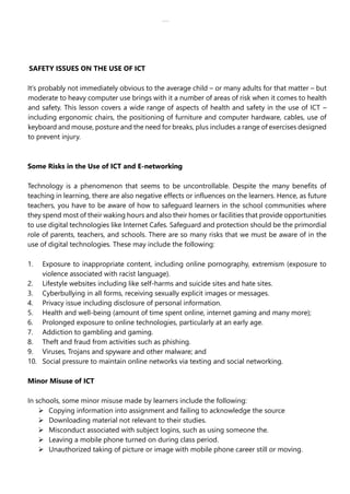 SAFETY ISSUES NOTES.docx