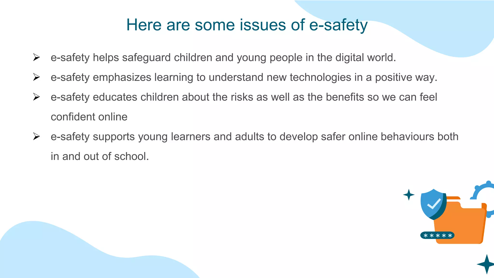 Safety Issues on the Use of ICT including e-Safety Rules.pptx