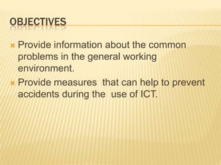Safety issues with ict | PPTX