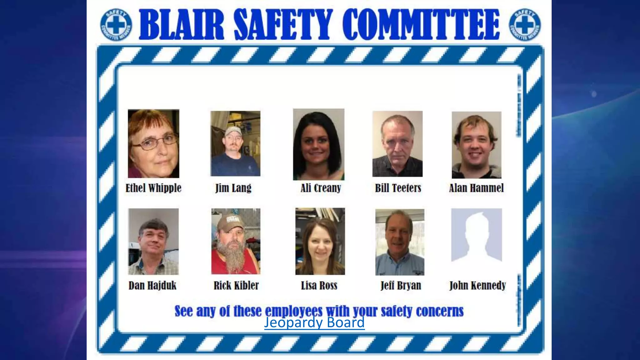 Safety Jeopardy | PPTX