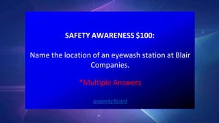 Safety Jeopardy Presentation Committee 20240315 | PPTX