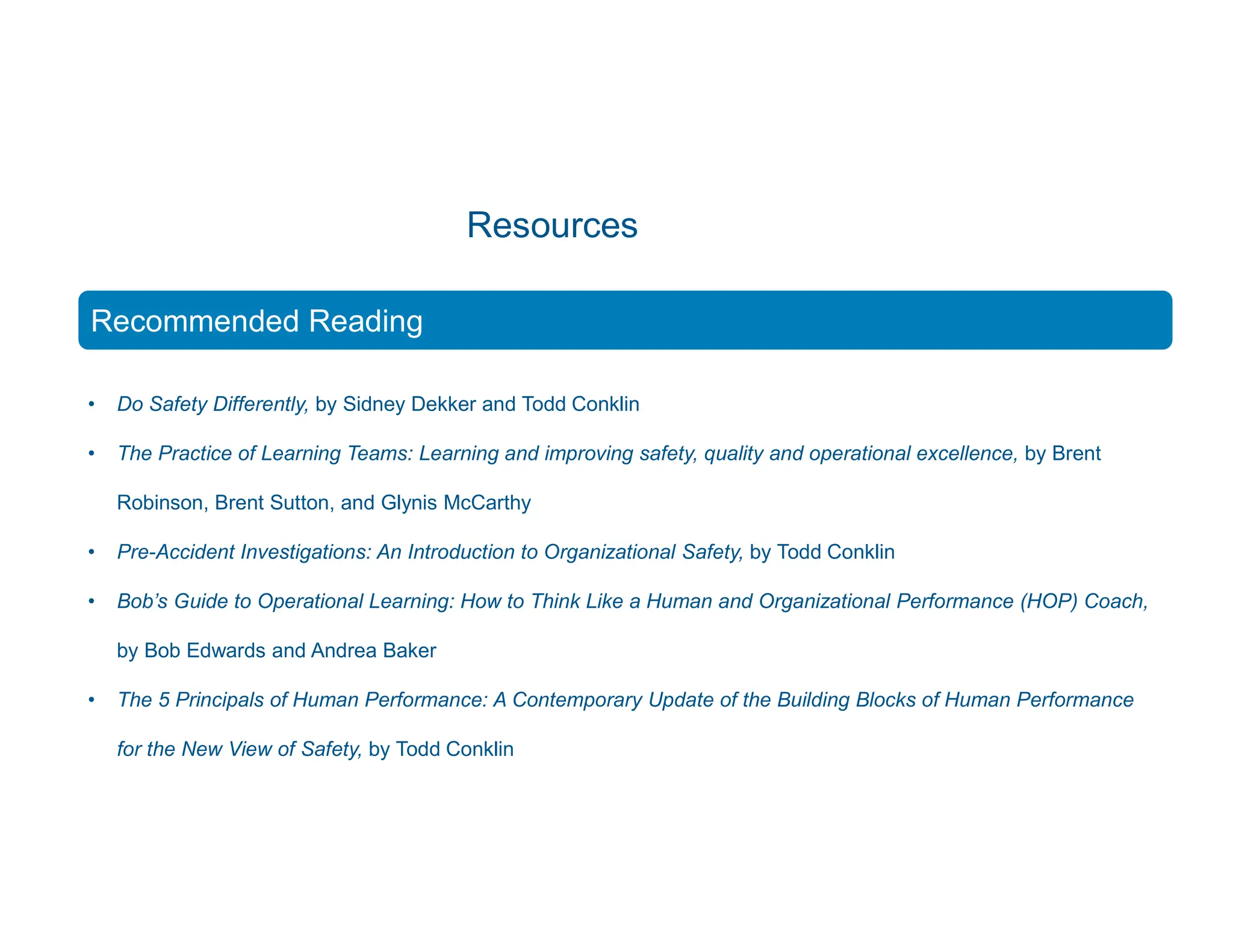 Safety Journey to Human_and_Organizational_Performance_(HOP ...