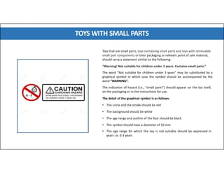 Safety labelling guidlines for toys | PPTX