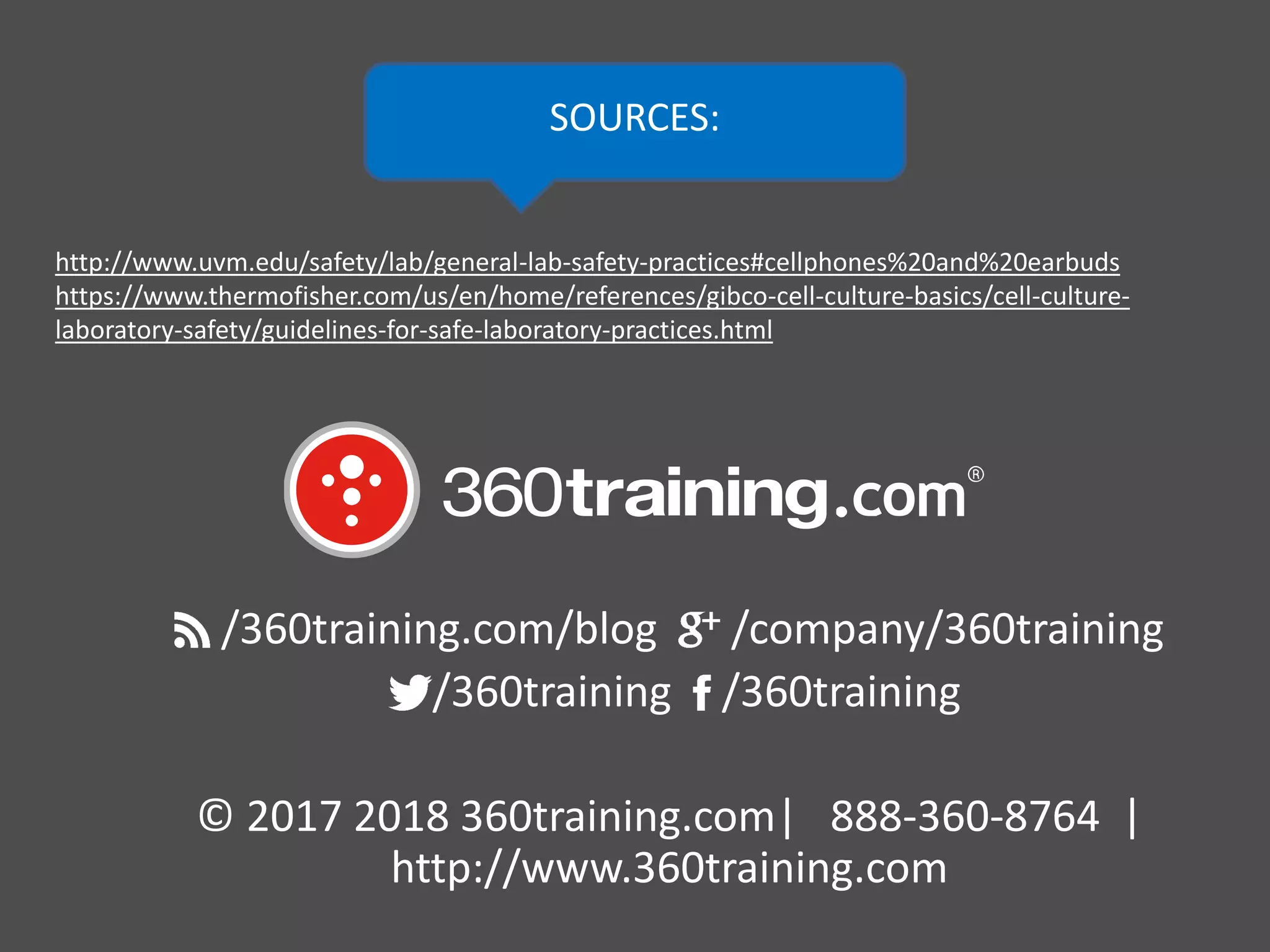 Safety Lab Practices: Prevent Injuries in the Workplace! | 360training.com