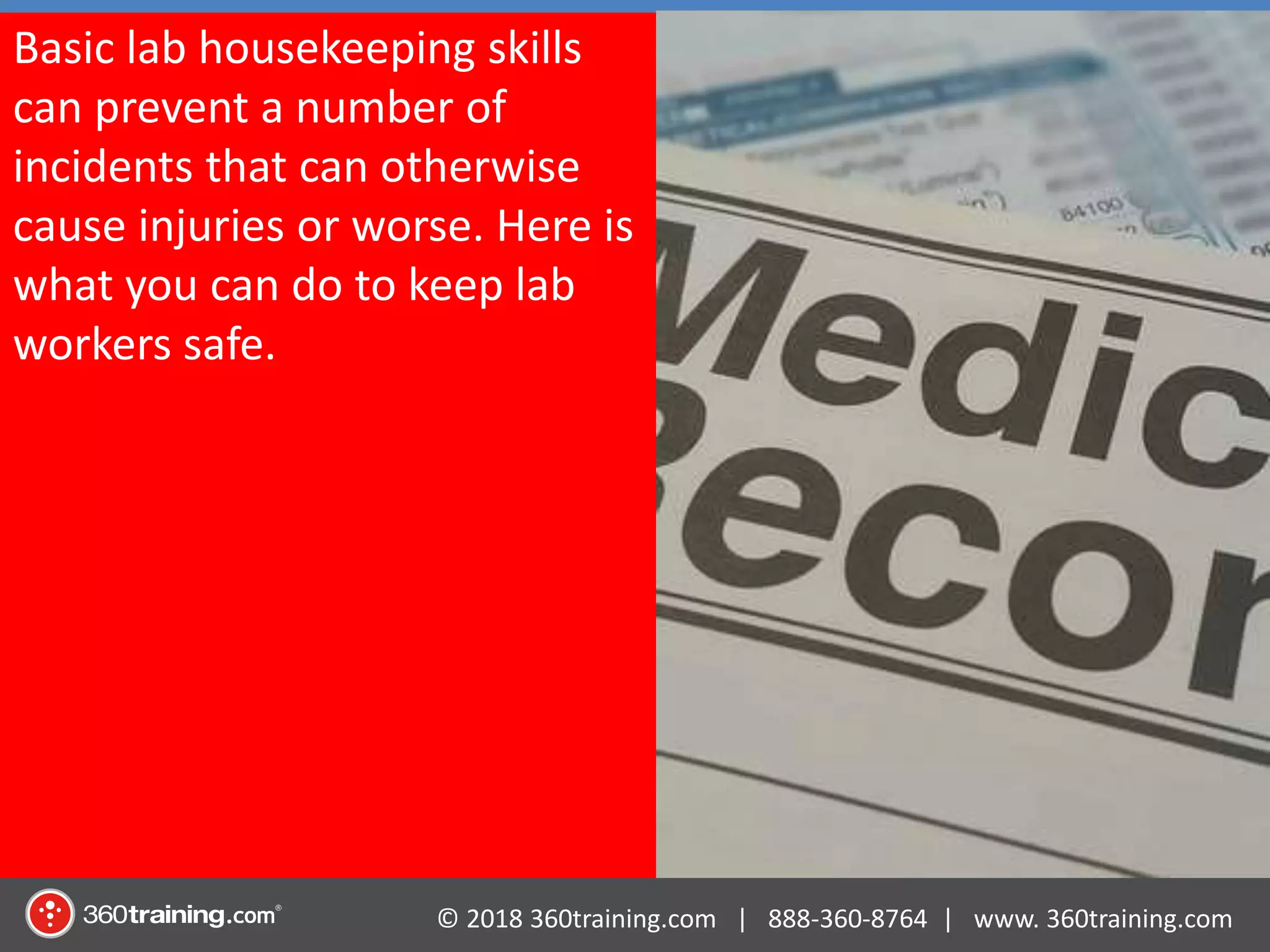 Safety Lab Practices: Prevent Injuries in the Workplace! | 360training.com