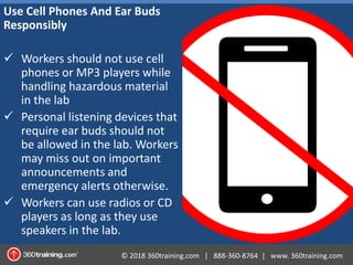 Safety Lab Practices: Prevent Injuries in the Workplace! | 360training.com