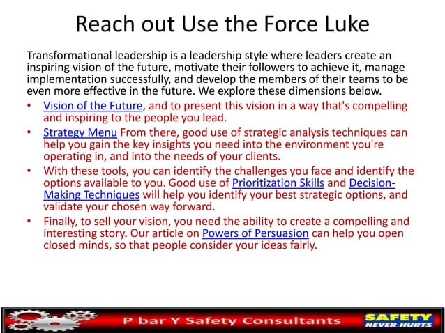 Safety leadership | PPT