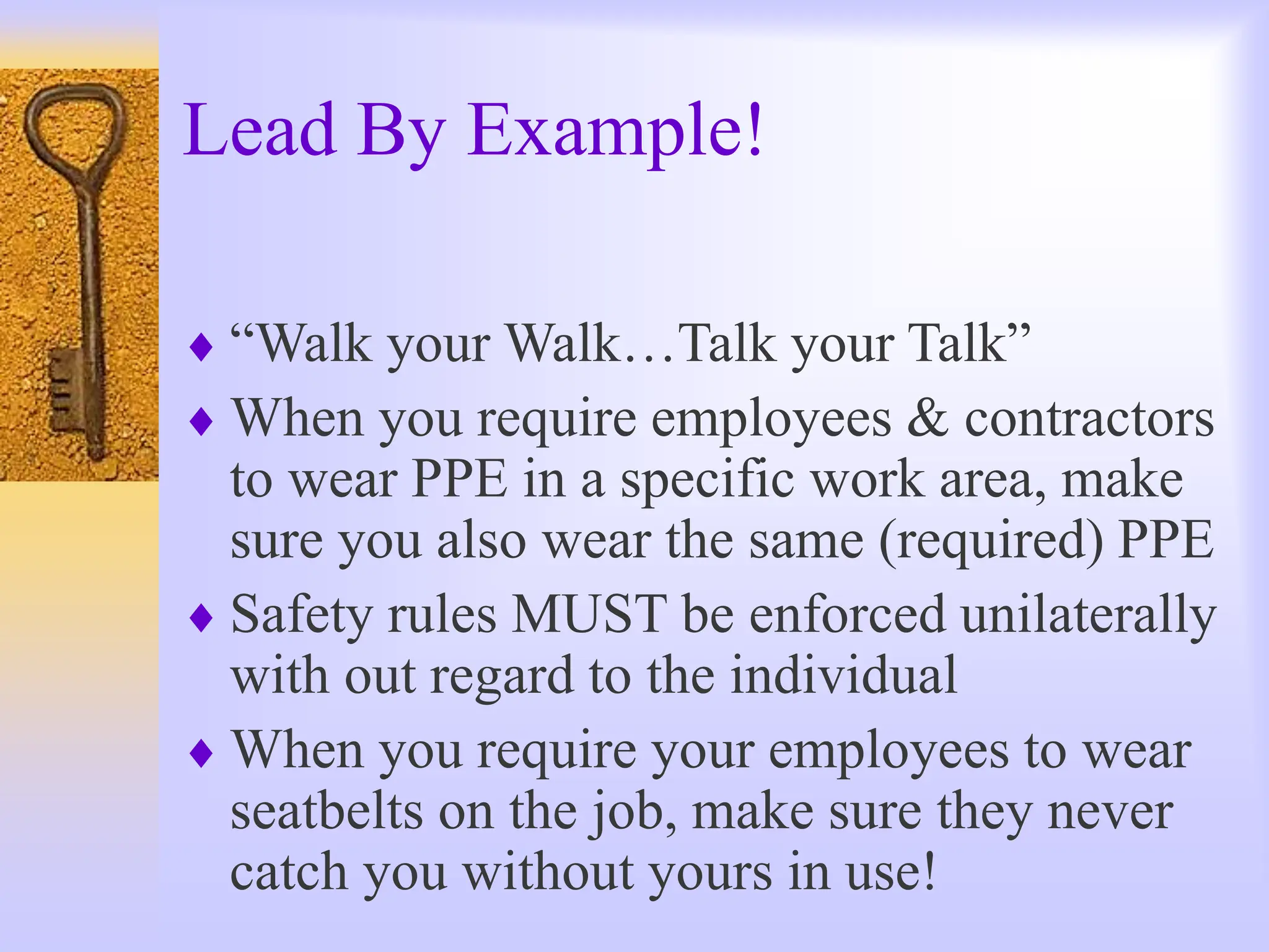 SafetyLeadershipK3LLSafety Safety Campaign | PPT