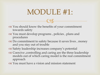 Safety management | PPTX