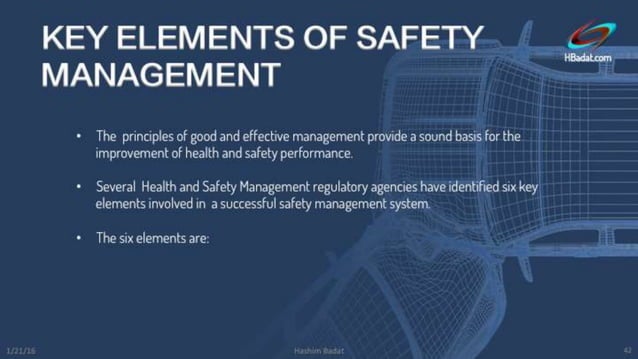 SAFETY MANAGEMENT & ANALYTICAL TOOLS | PPTX