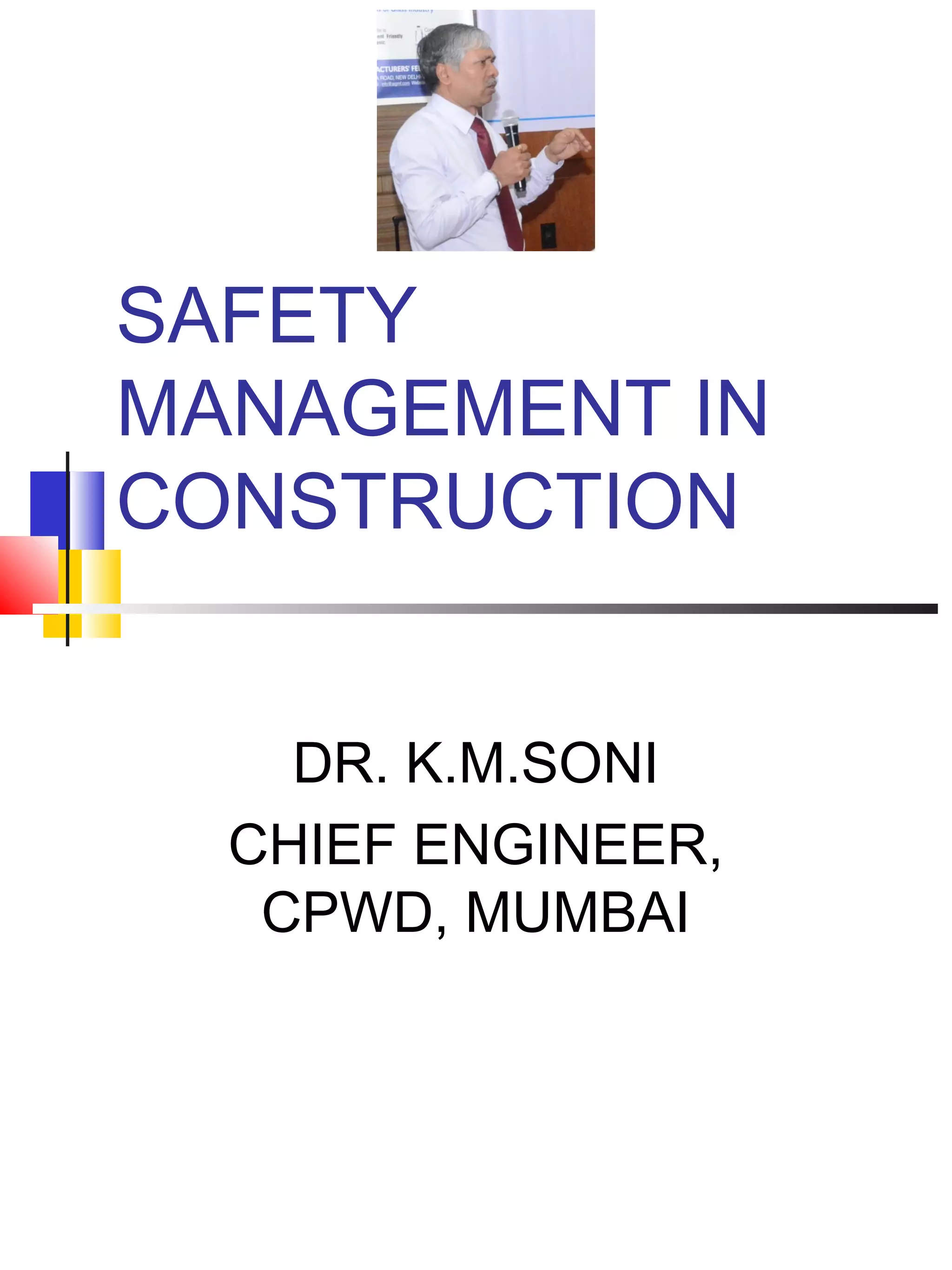 Safety management in construction | PPT