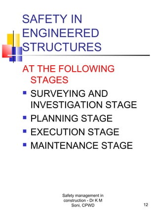 Safety management in construction | PPT
