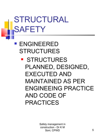 Safety management in construction | PPT