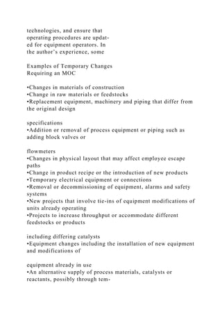 Safety ManagementSafety ManagementOManagement ofChan.docx | Business ...