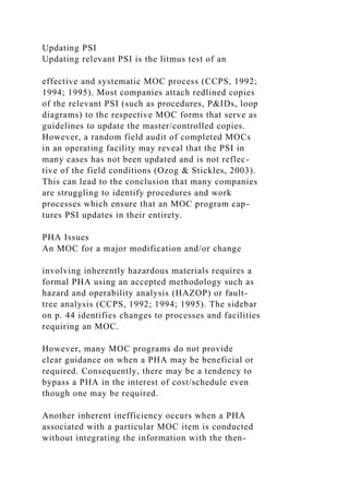 Safety ManagementSafety ManagementOManagement ofChan.docx