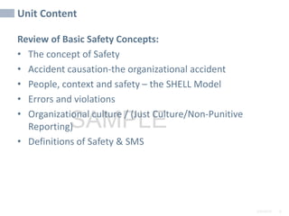 Aviation Training, Safety Management System | PPT