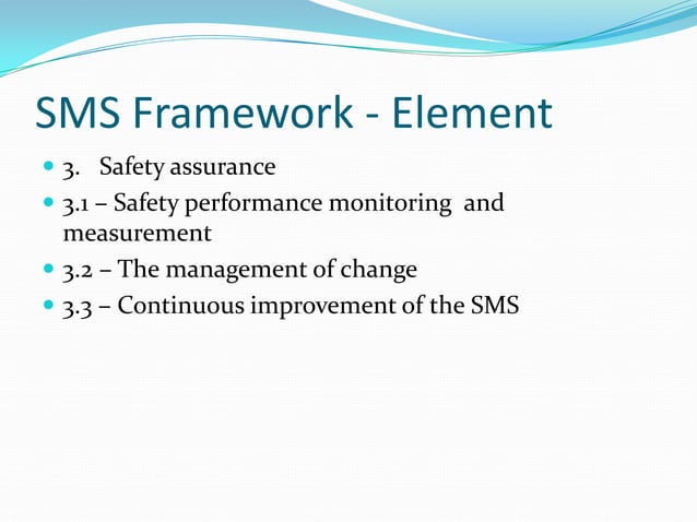 Safety Management System framework | PPTX