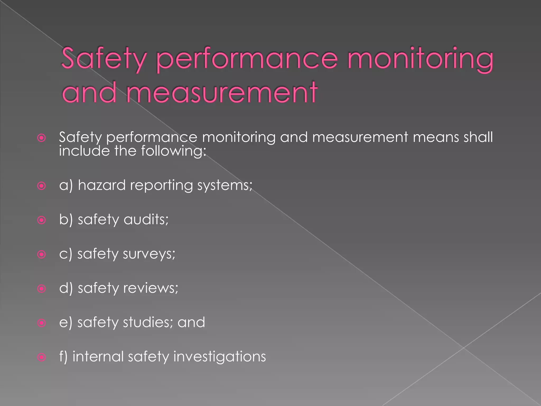 Safety management system introduction | PPTX