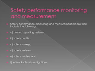 Safety management system introduction | PPTX