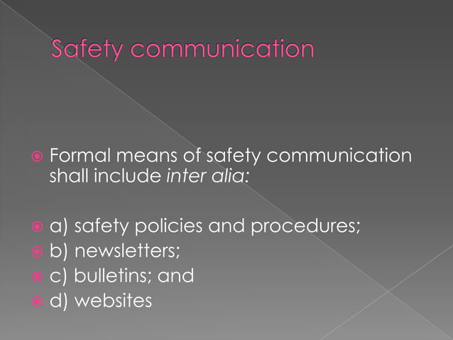 Safety management system introduction | PPTX