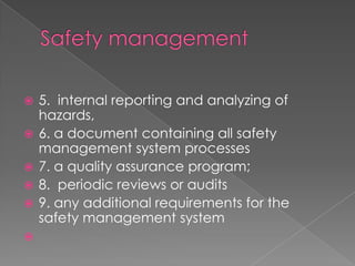 Safety management system introduction | PPTX