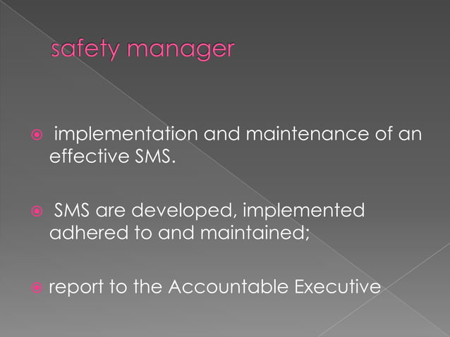 Safety management system introduction | PPTX