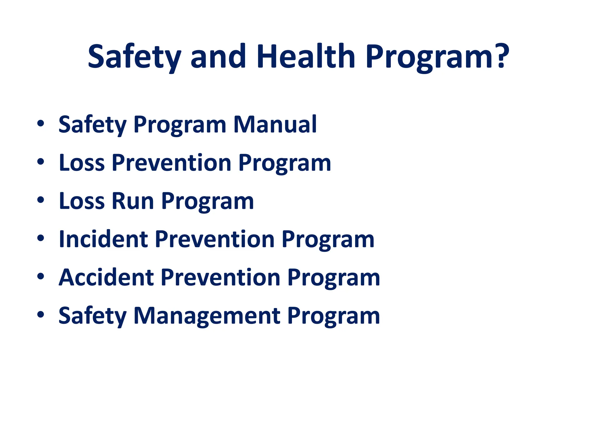 Safety Management System-Presentation 2024 | PPT